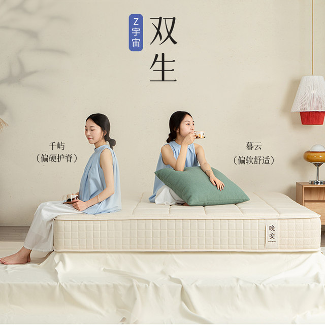Good night mattress soft and hard duo, independent bag spring double ...