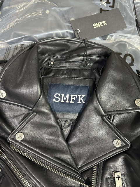 SMFK Wild locomotive Washing sheepskin short jacket zipper short ...