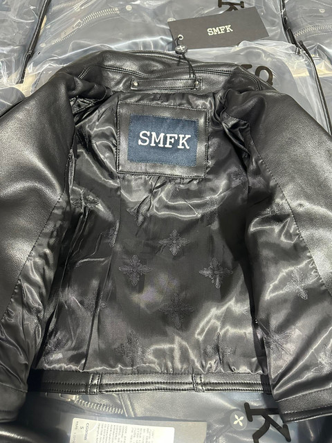 SMFK Wild locomotive Washing sheepskin short jacket zipper short ...