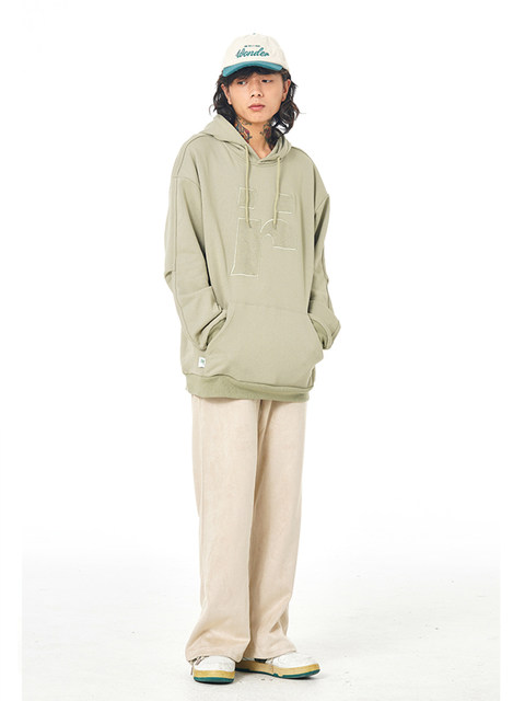 RAPPEYE suede slit trousers spring and autumn men and women loose ...