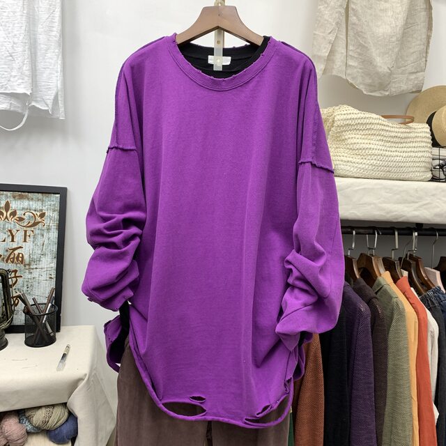 Broken shirt in spring season, bamboo festival cotton piercing long ...