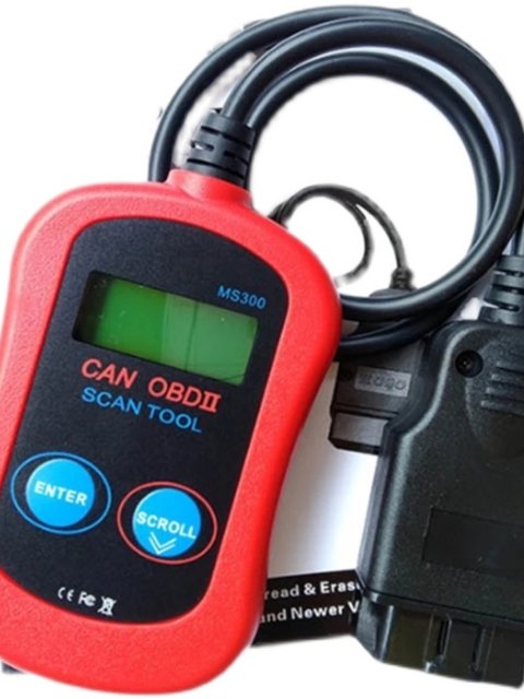 MS300 CAN BUS OBD2 Reader OBDII handheld car fault detector tool with ...