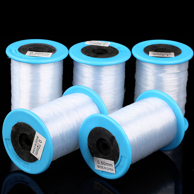 Transparent fishing line handmade diy material braided wire necklace ...