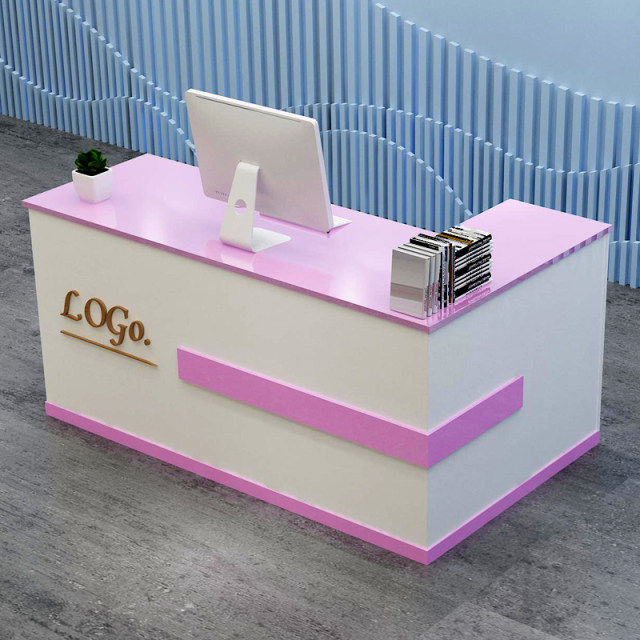 Simple collection platform Simple modern company front desk reception ...