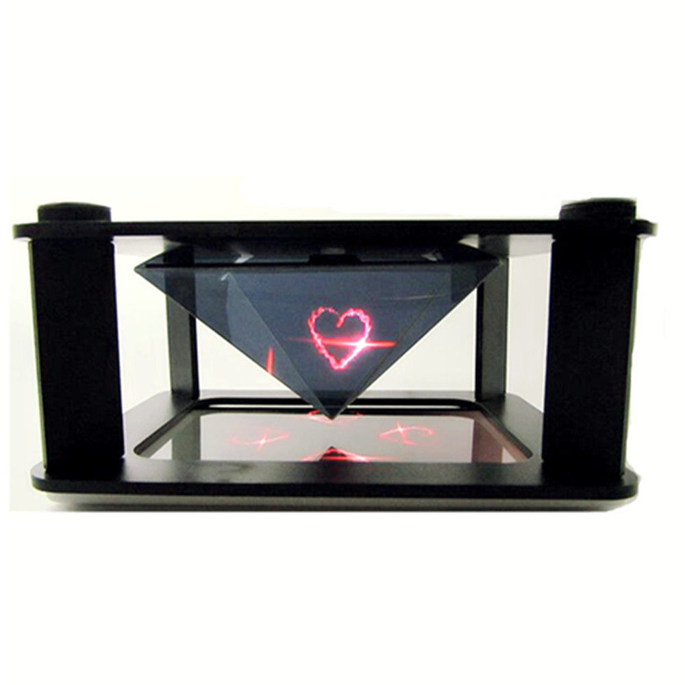 Mobile Phone Holographic 3D Projector Coated Triangle Pyramid - 4D ...