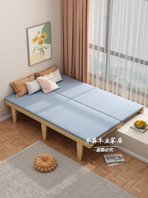 Retractable bay window sill telescopic bed frame bedroom study room ...
