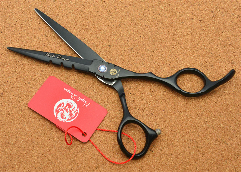 6-Inch Zilongzi Japanese Black Hair Scissors Set for Hair Trimming ...