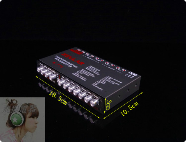 12-volt 7-segment equalizer car frequency divider equalizer power ...