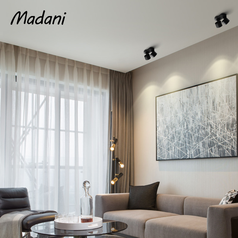 Madani Airi Double-Head LED Spotlight for Surface Mounting - Adjustable ...