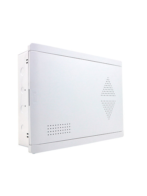 Plastic weak current box household concealed multimedia information box 400*300 indoor fiber ...