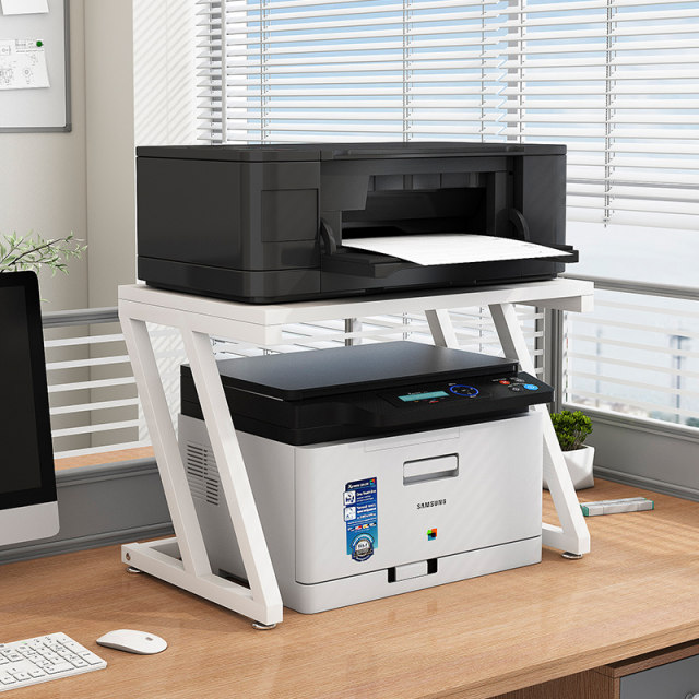 Small printer rack desktop double-layer copier storage rack multi ...