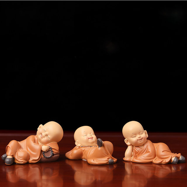 Internet celebrity creative monk desk home decoration Huineng monk ...