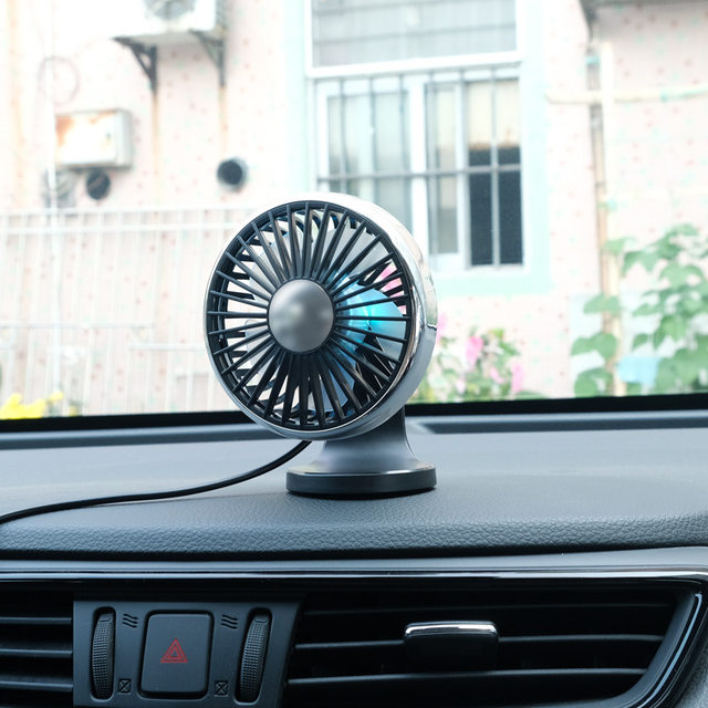 Car fan multi -functional creative USB electric fan car mini small fan ...