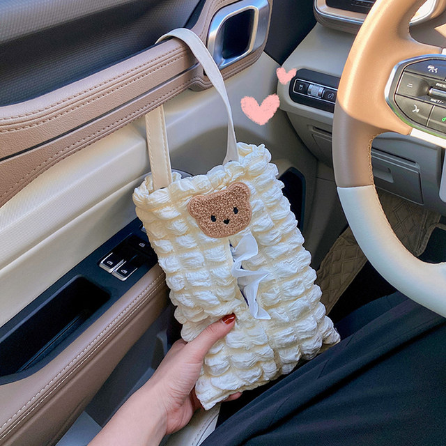 Large capacity package car tissue box car tissue box car hanging car ...