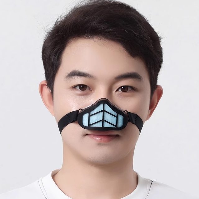 Four valve nose mask breathing valve dust-proof pollen catkins polish ...