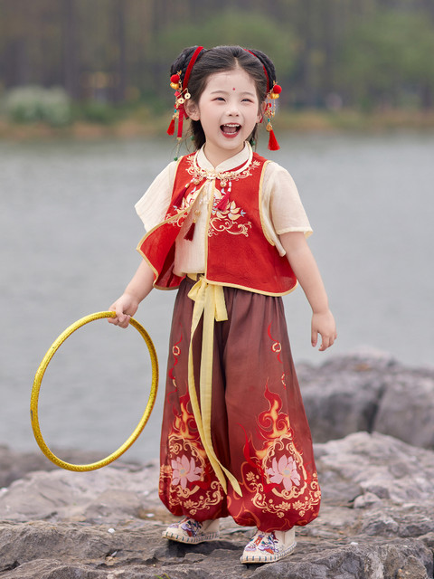 Nezha Costume Children's Hanfu Set 2025 New Boys and Girls Chinese ...