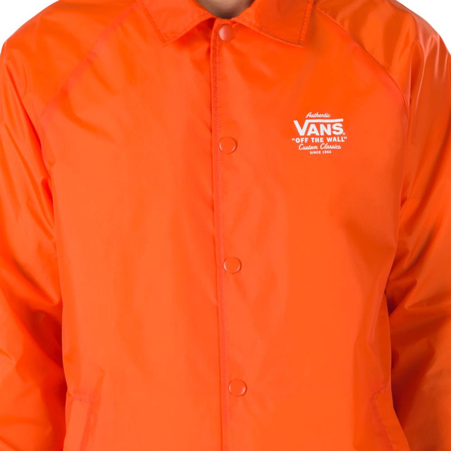 VANS jacket American trendy brand baseball uniform wild orange classic ...