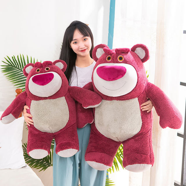 Strawberry Bear Doll Extra Large Doll Plush Toy Oversized Pillow ...