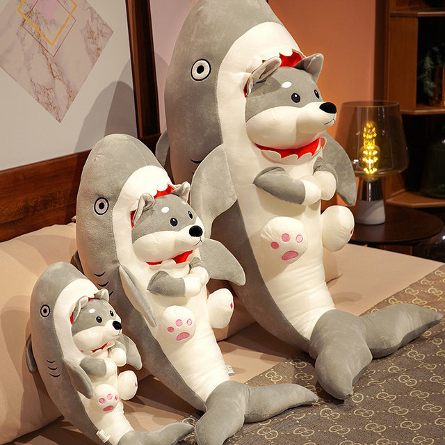 Shark doll sleeping pillow bed Boys doll dolls, sharks funny, funny ...
