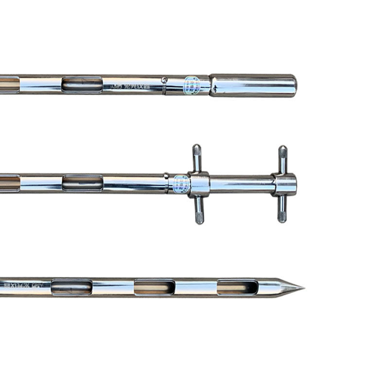 304 stainless steel double-layer powder sampling tube rotary sampling ...