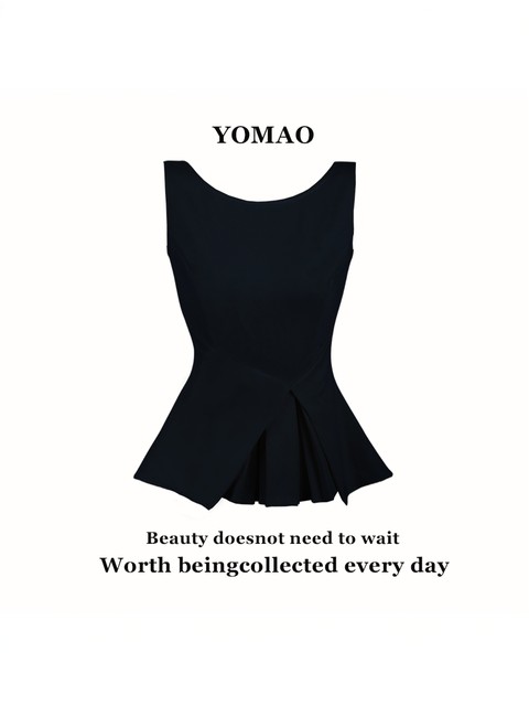 YOMAO Summer Niche Design Temperament Internet celebrity suspender top ...