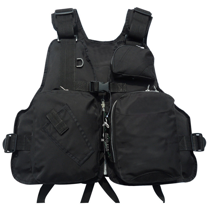 Adult Life Jacket Fishing Vest with Large Buoyancy and Cross Belt