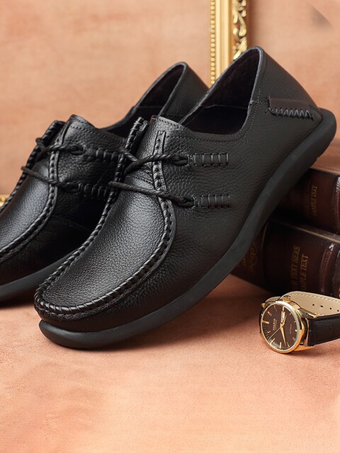 Men's 45 leather shoes 46 genuine leather 47 large size 48 fat feet ...