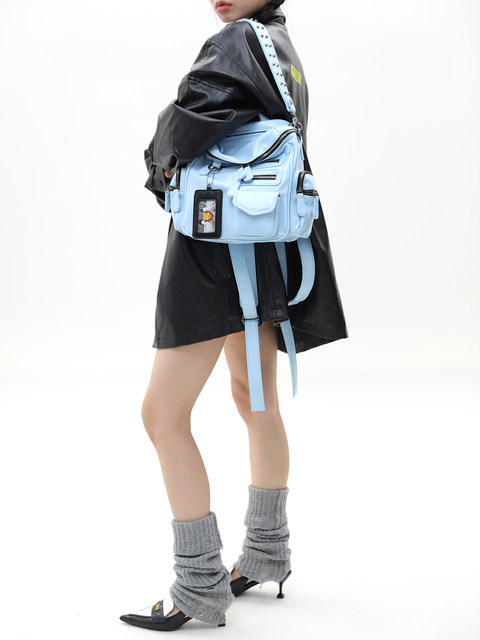 Simple work/original small Reese Lincoln baby blue multi-pocket hottie ...