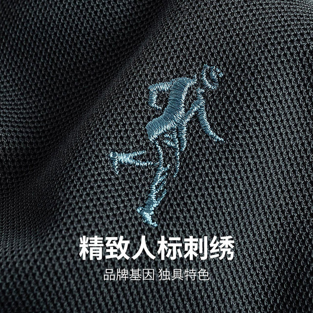 Dances with Wolves lapel short-sleeved T-shirt men's mercerized ...