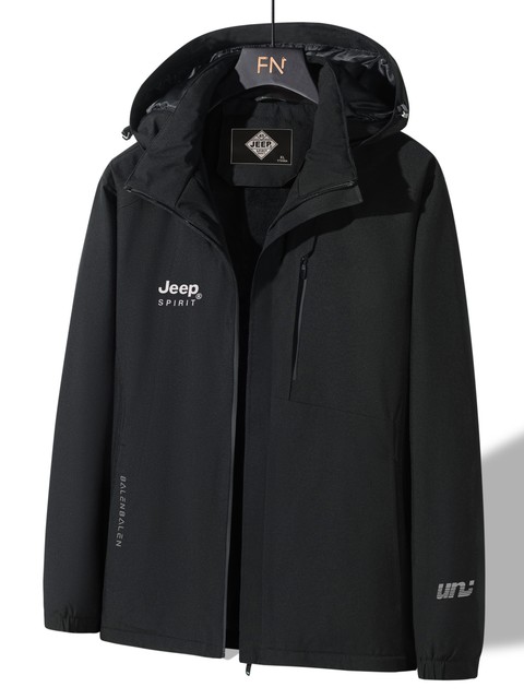 Jeep Jeep Fleece Jacket Men's Jacket 2025 Spring and Autumn New ...