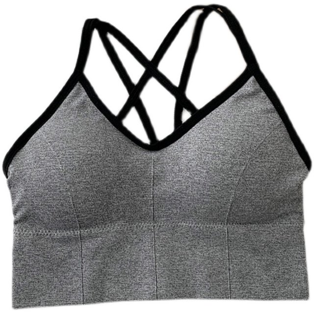 Crossed back bra bra underwear suspender vest for women with breast ...
