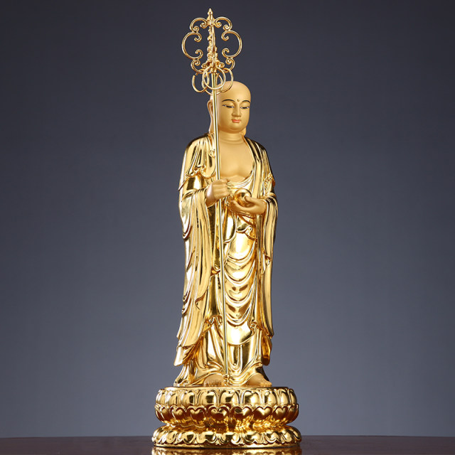 Yuantong Buddhist tools Ksitigarbha Buddha statue for home use Jiuhua ...