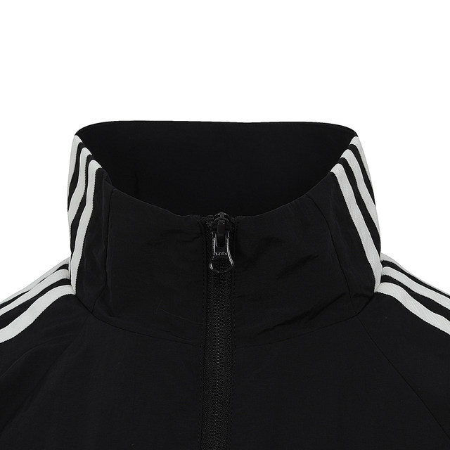 Adidas Adidas 2024 autumn new men's and women's same coat stand -up ...