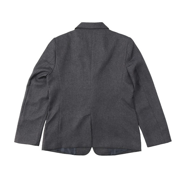 British style college primary and secondary school students dark gray ...