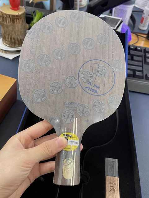 Spot limited edition STIGA blue label Xu Xin gold label blue carbon ...