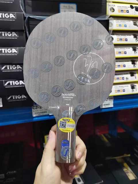 Spot limited edition STIGA blue label Xu Xin gold label blue carbon ...