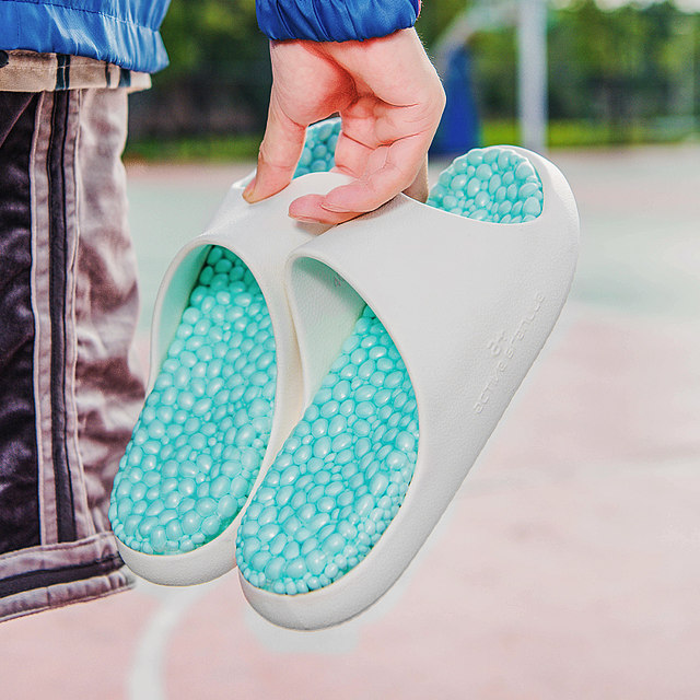 Iverson popcorn, neutral sports slippers, light shock absorption anti ...