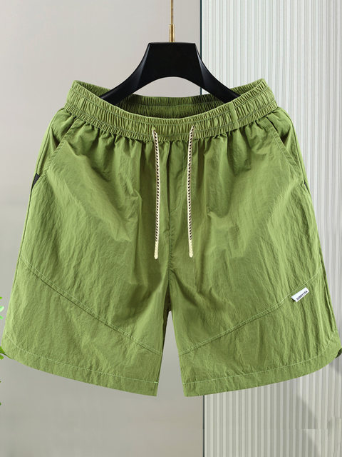 Men Five-point Pants Breathable Quick-drying Casual Outwear Large Pants ...