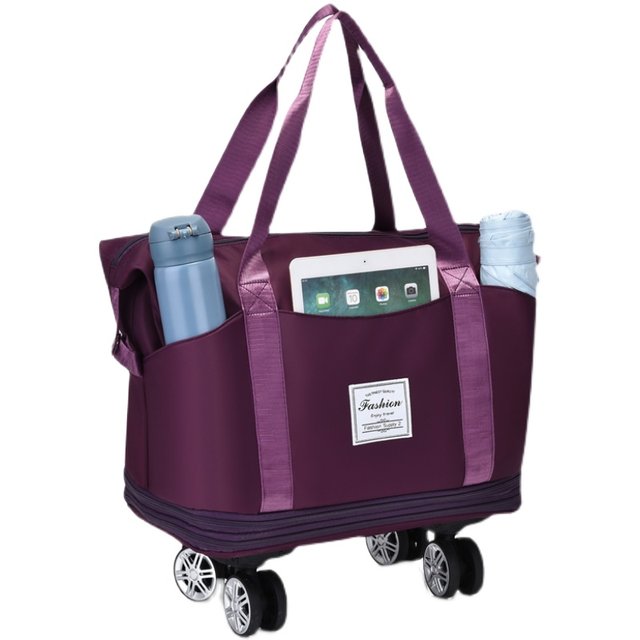 Large-capacity travel bag, foldable expansion shopping bag, luggage bag ...