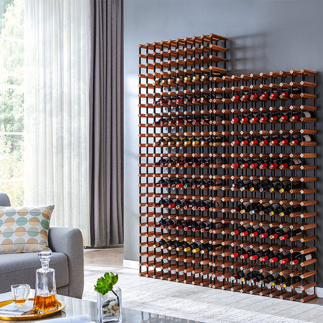 Shatin 1 meter solid wood red wine rack custom wine cabinet home living ...