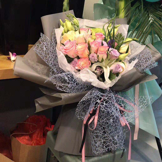 Roland Flower Packing Gauze Jacquard Net Korean Gauze Bouquet Floral ...