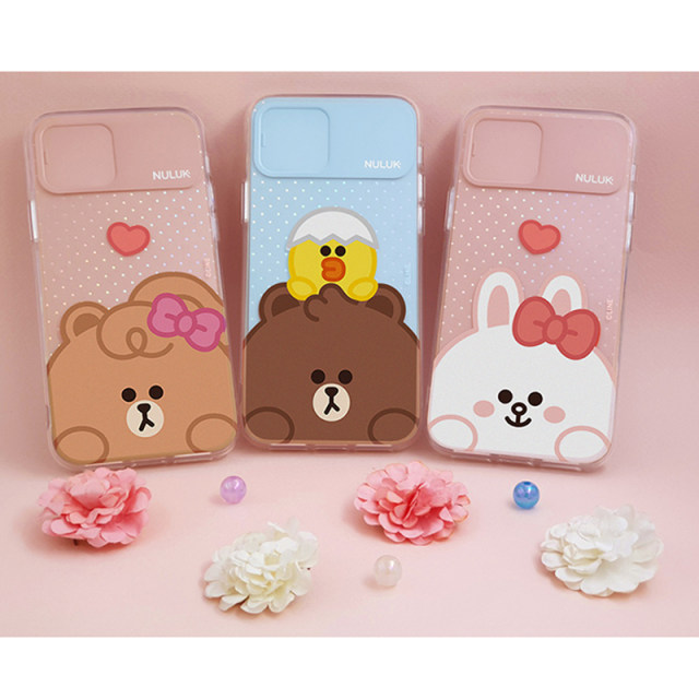 LINE Brown Bear iPhone 11 Calling Flash Mobile Phone Case MAX Cartoon ...