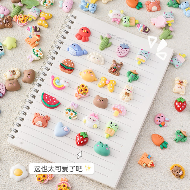 3D three-dimensional sticker diy resin cream glue children and girls ...