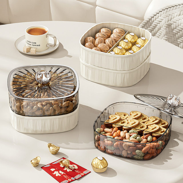 Dry Fruit Box Liberal Room Tea Division Fruit Disk Snack Nuts Storage ...