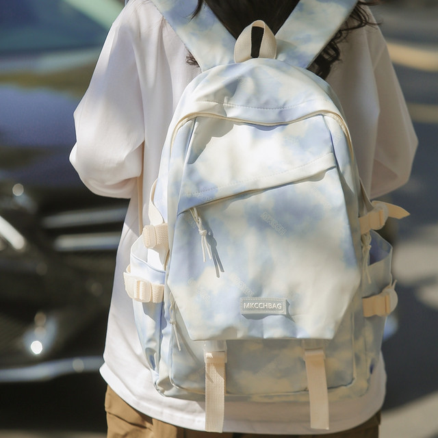 Schoolbags for junior high school girls, fresh, girly, personalized ...