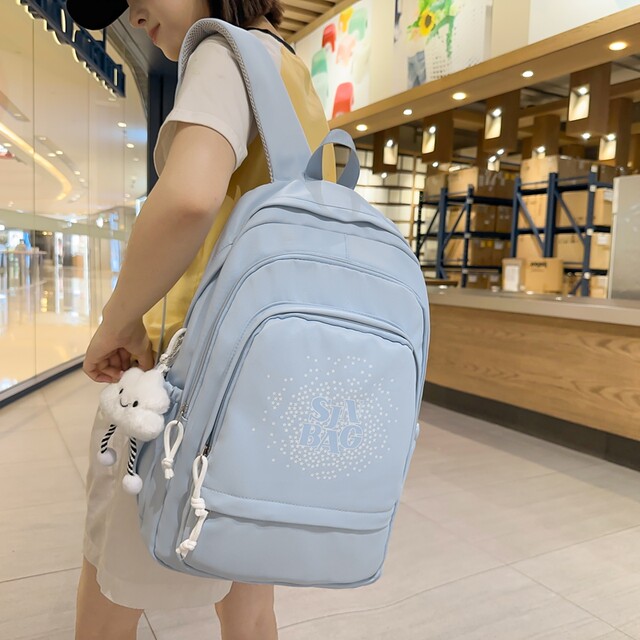 Schoolbags for junior high school girls, girly, fresh, large-capacity ...