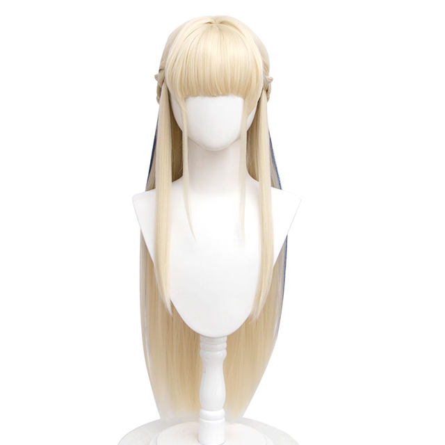 Hidekoto Asuka Toki bunny girl cos wig long hair blue file blue toki ...