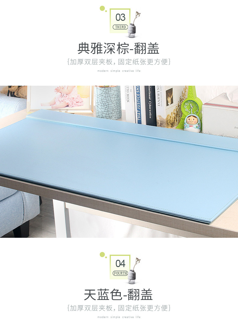 Leather Desk Pad - Boss Desk Executive Desk Pad, Business Writing Pad ...