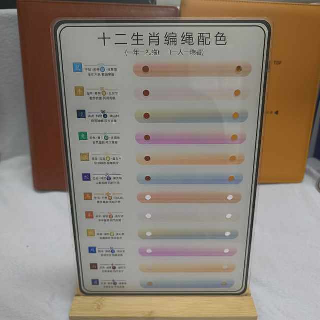 New hand-knitted rope display board frame acrylic twelve zodiac signs ...