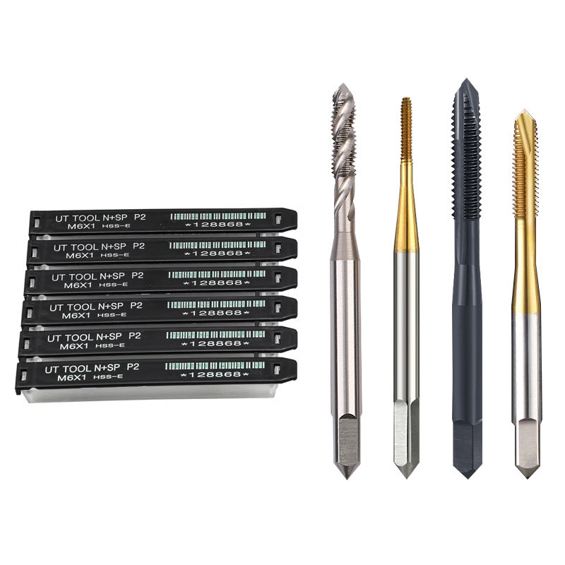 Imported tip micro tap spiral titanium plated extrusion tap M1.2M1.4M1 ...